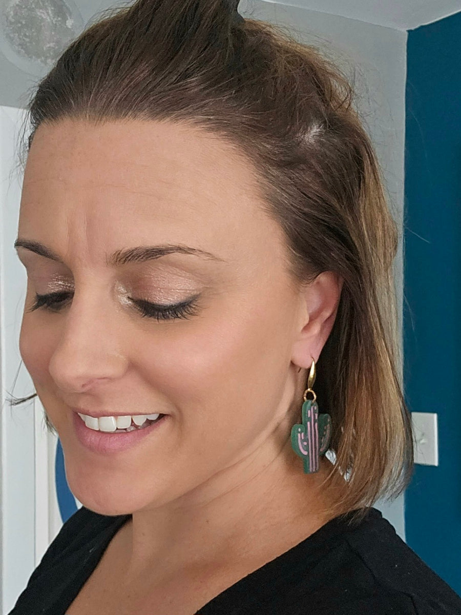 Cactus - Gold Hook – Washington Beach Designs